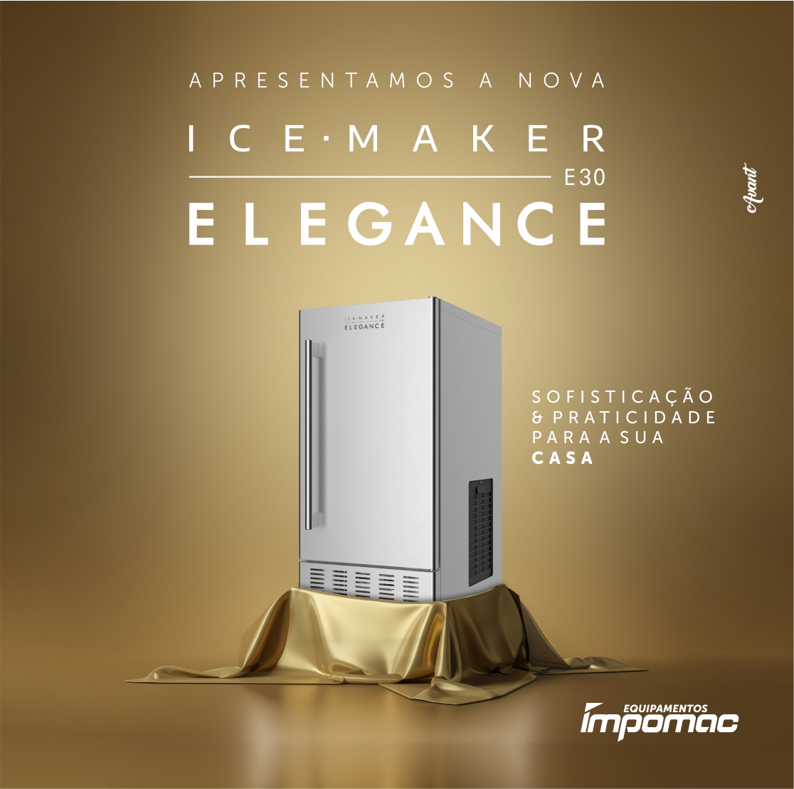 Ice Maker Elegance E30: Sofisticação Residencial - Impomac